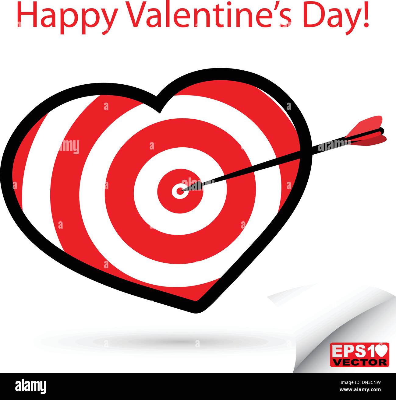 Cupid with target Stock Vector Images - Alamy