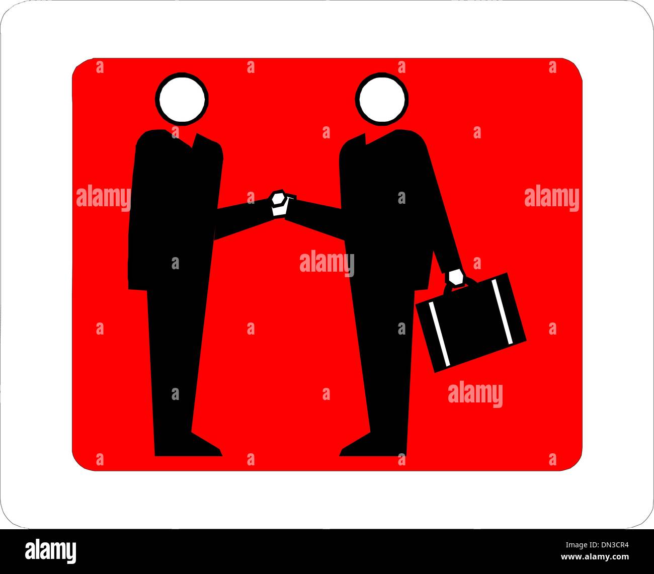Meeting of two businessmen Stock Vector Image & Art - Alamy