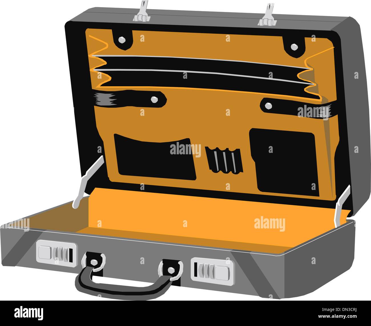 Open suitcase vector vectors hi-res stock photography and images - Alamy