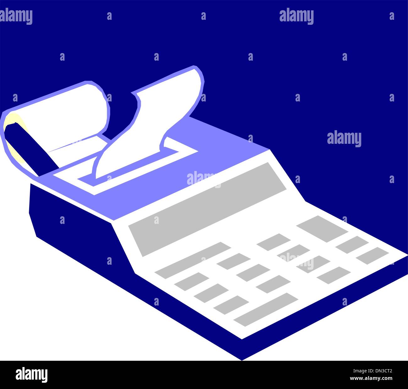 Electronic cash register Stock Vector Image & Art - Alamy