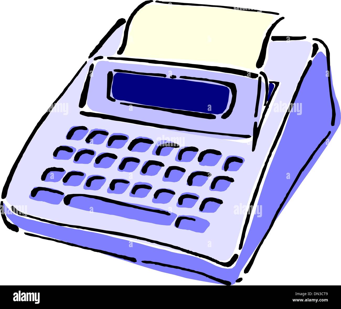 Electronic cash register Stock Vector Image & Art - Alamy