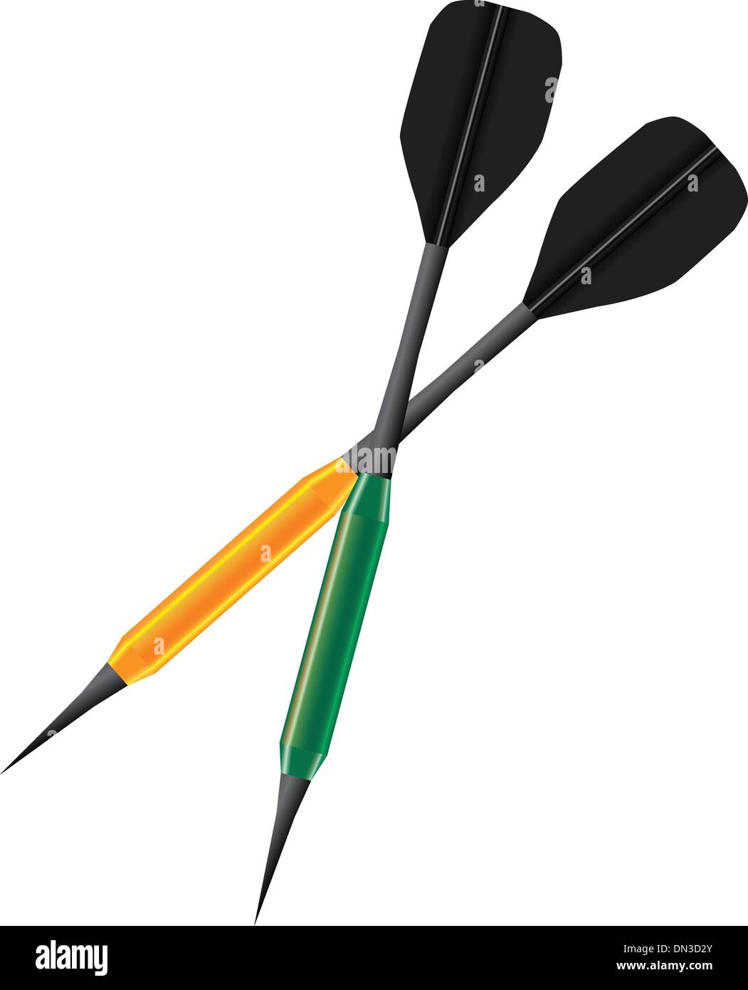 Two arrows hi-res stock photography and images - Alamy