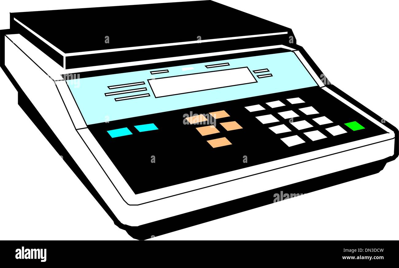 Electronic cash register Stock Vector Image & Art - Alamy