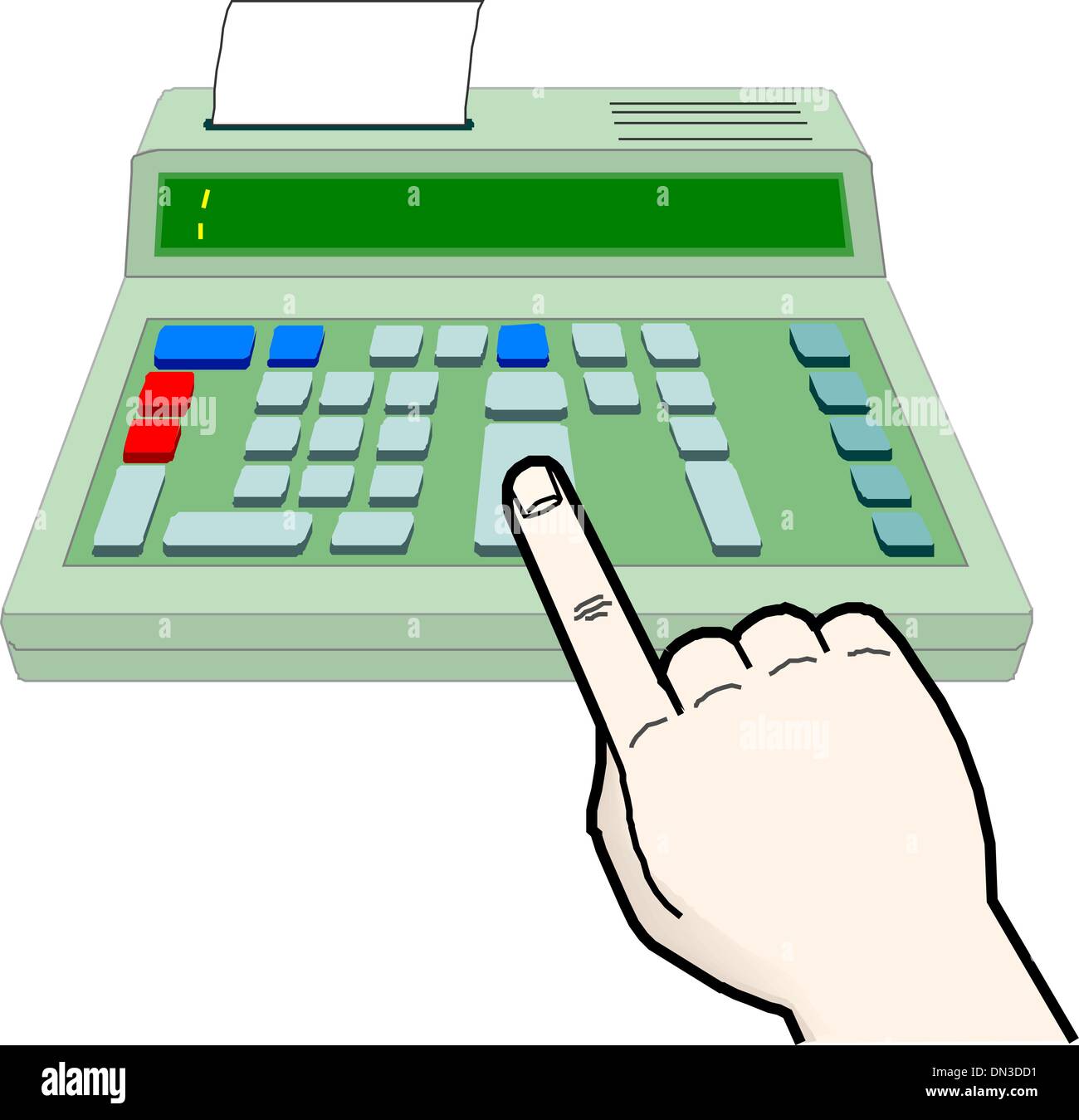 Electronic cash register Stock Vector Image & Art - Alamy