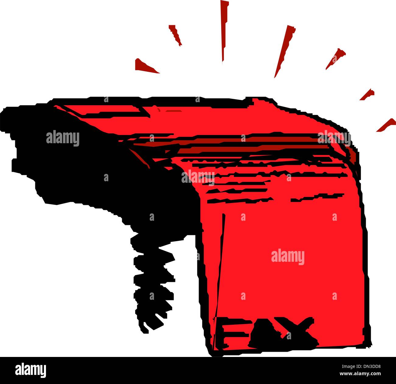 Electronic fax machine Stock Vector Images - Alamy