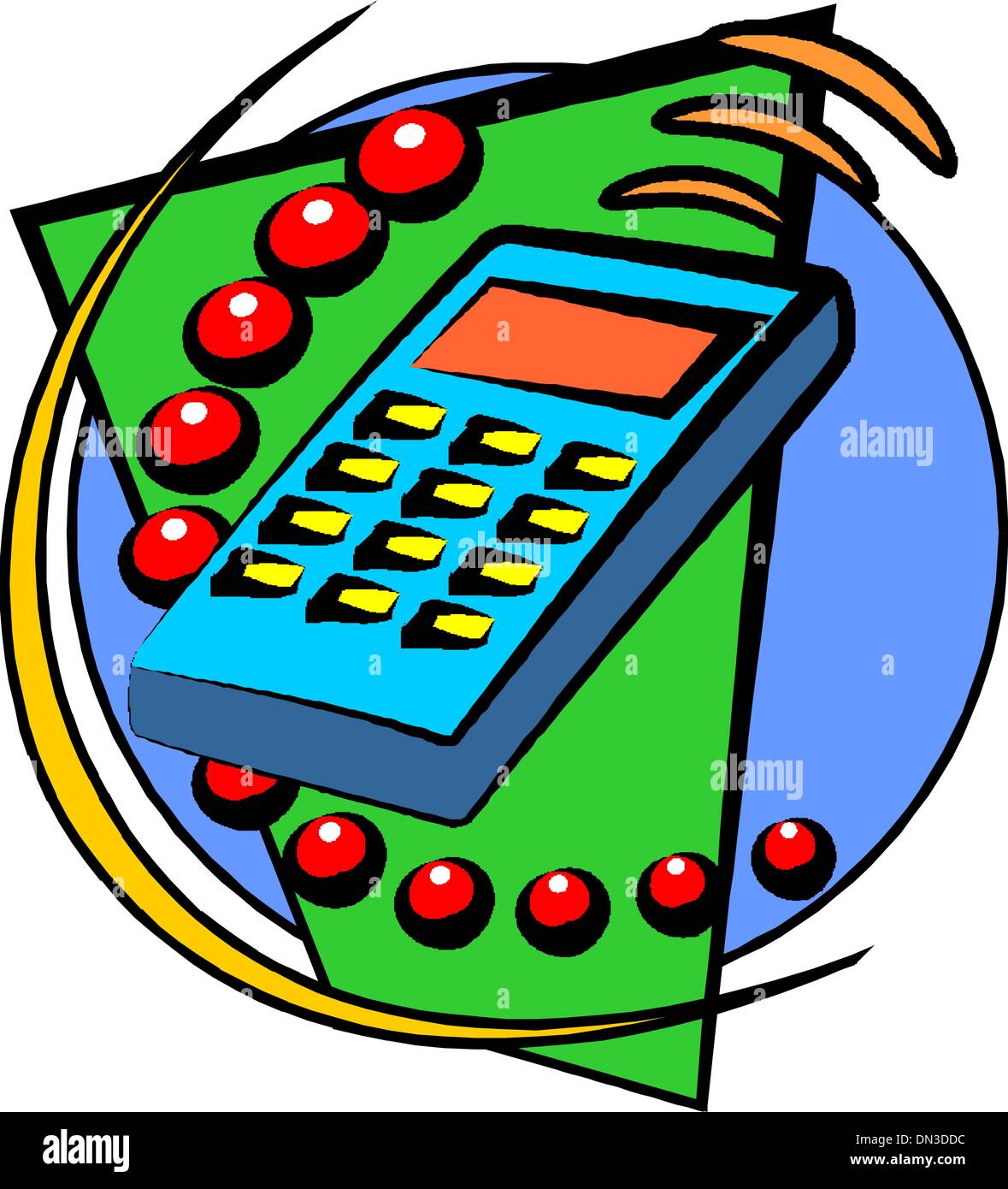 Realistic calculator Stock Vector Images - Alamy