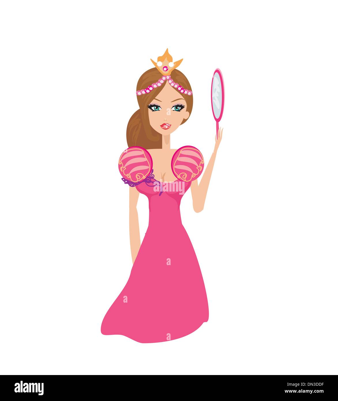 Princess cartoon cinderella hi-res stock photography and images - Alamy
