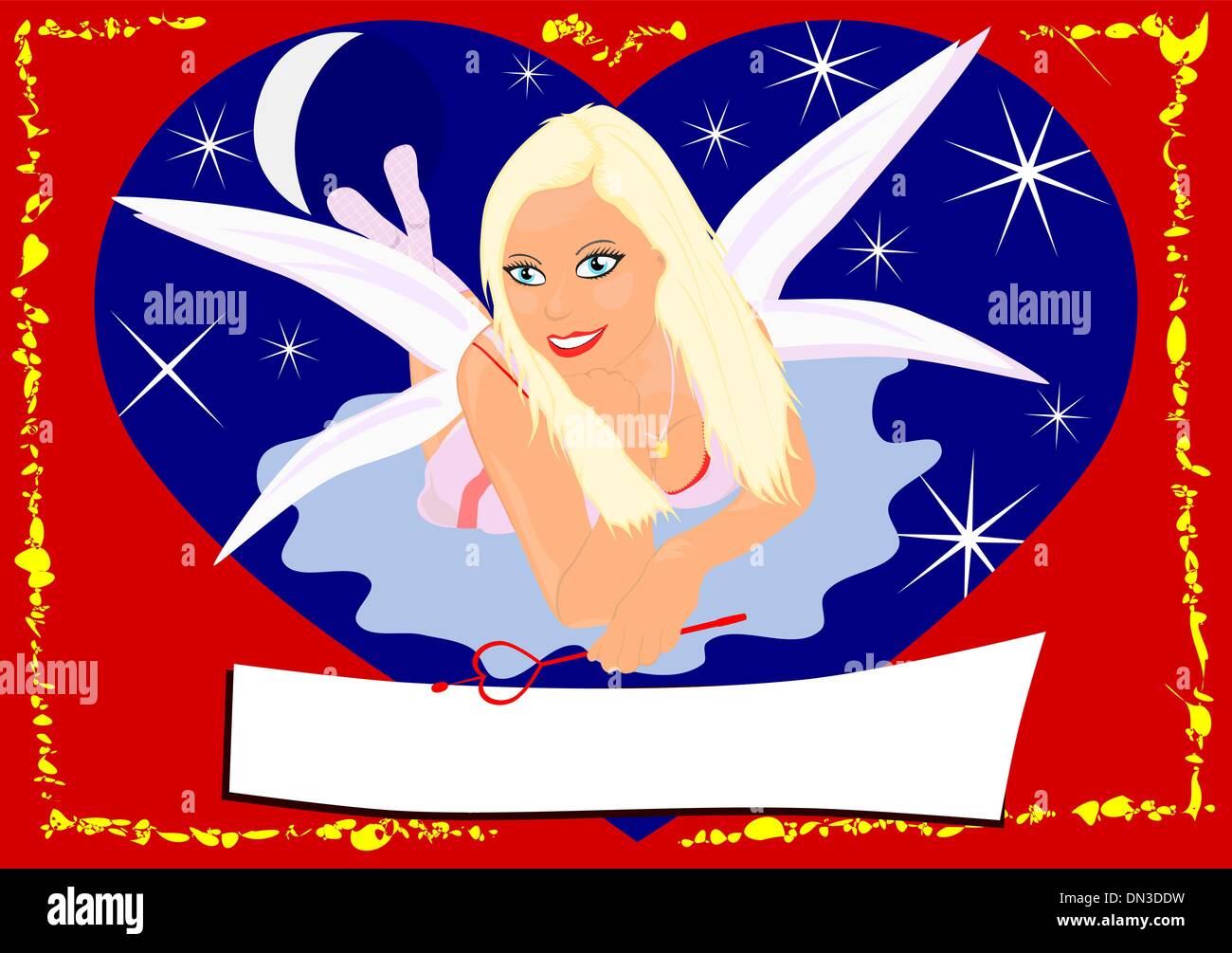 Angel cutout Stock Vector Images - Alamy