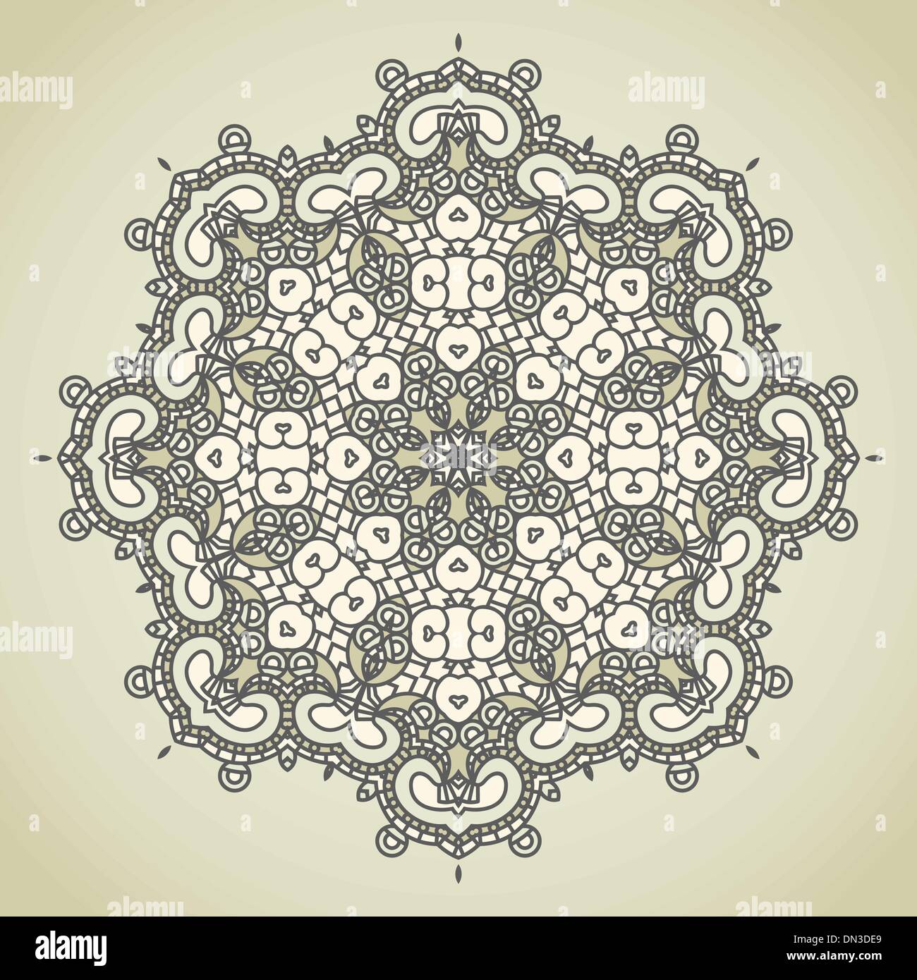 Vector round decorative design element Stock Vector Image & Art - Alamy