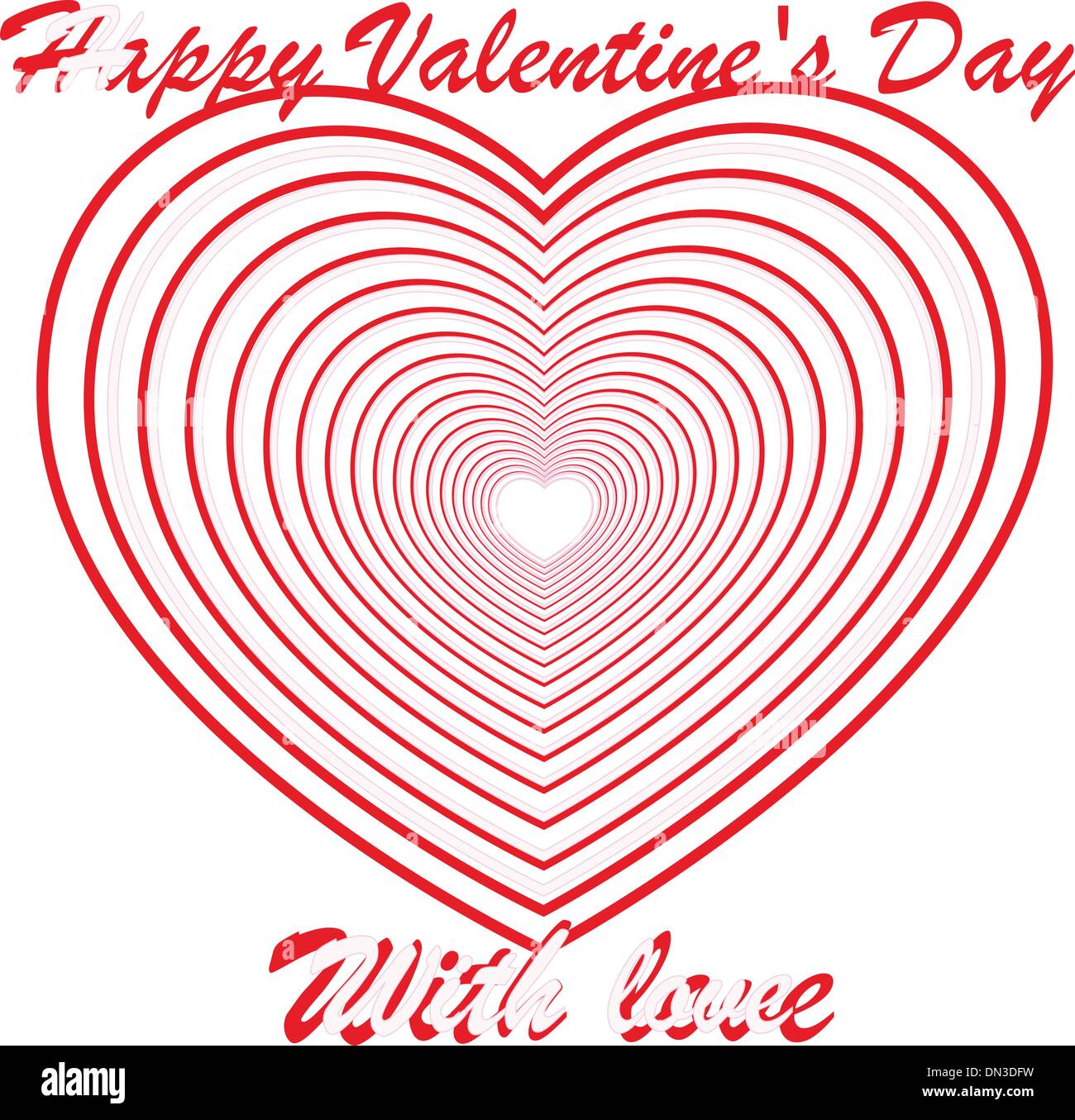 Many red hearts on Stock Vector Images - Alamy