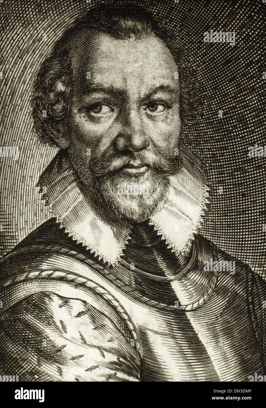 Sir Martin Frobisher (1535-1594). English seaman. Engraving. 19th ...