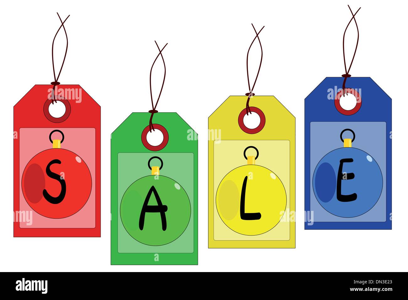 Set gift tags christmas Cut Out Stock Images & Pictures - Alamy