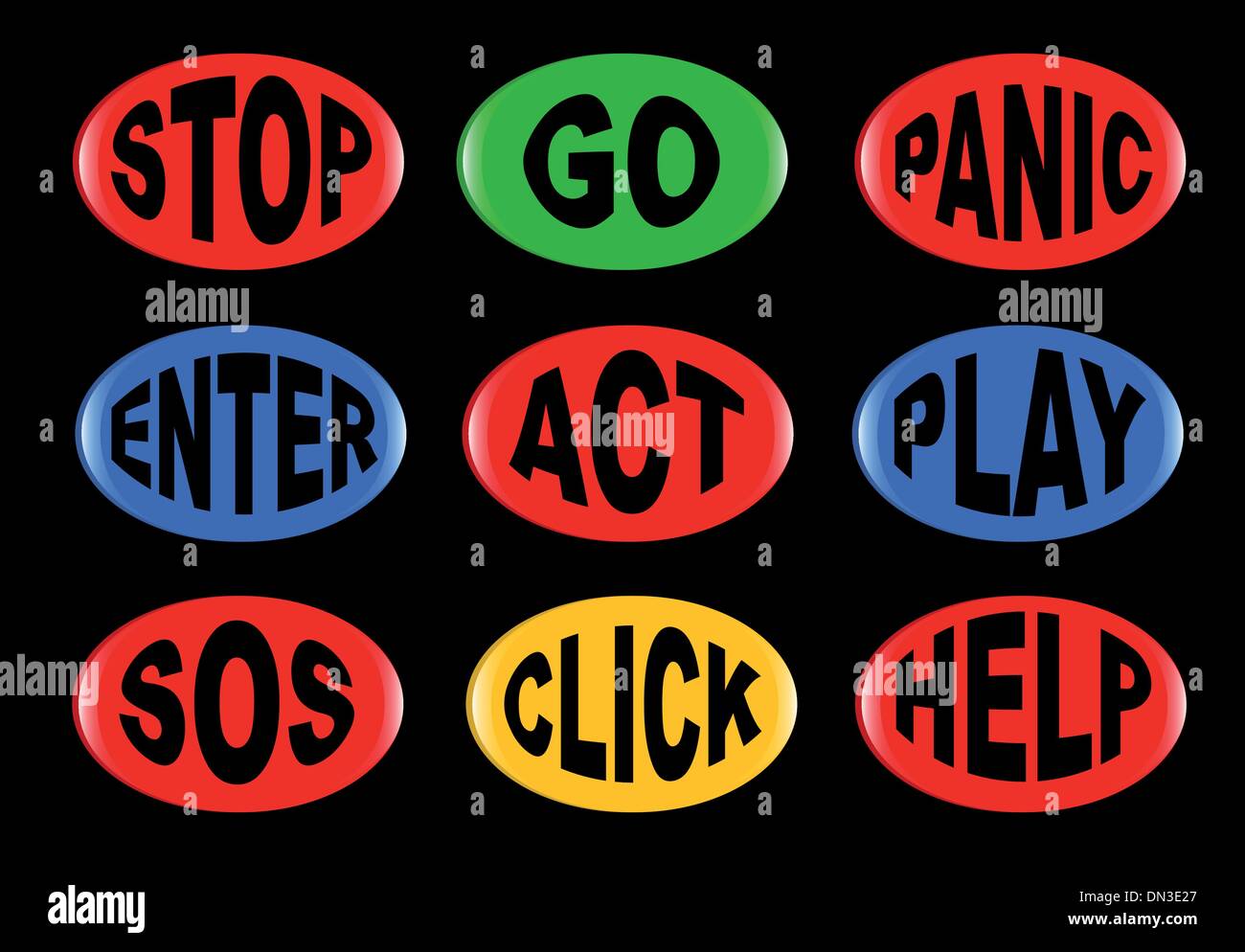 Stop go button hi-res stock photography and images - Alamy