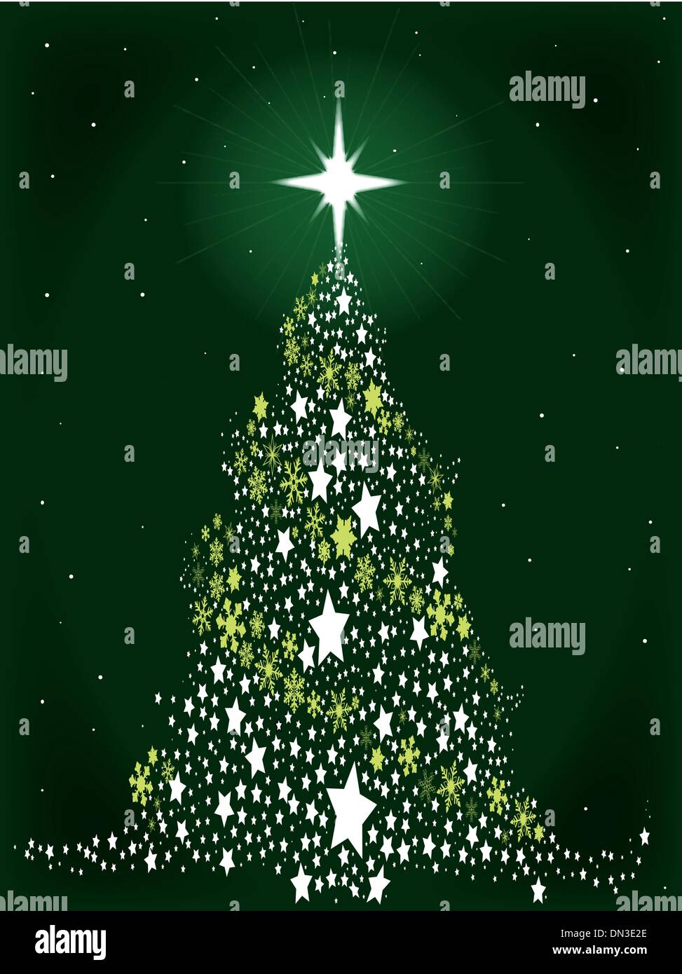 Christmas tree star ornament Stock Vector Images - Alamy