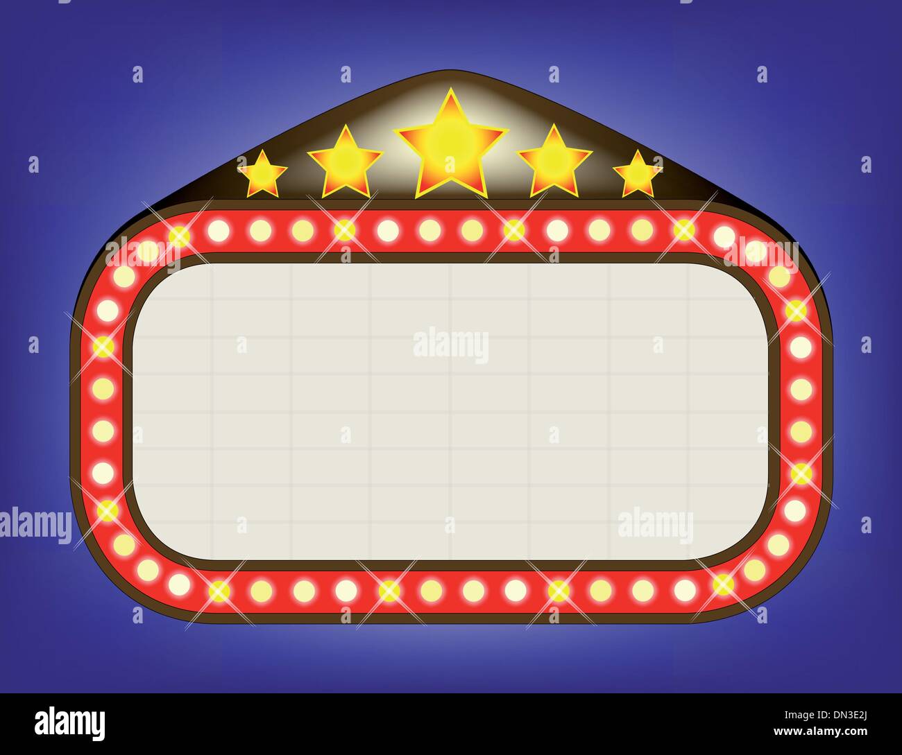 Movie Theatre Marquee Stock Vector Image & Art - Alamy