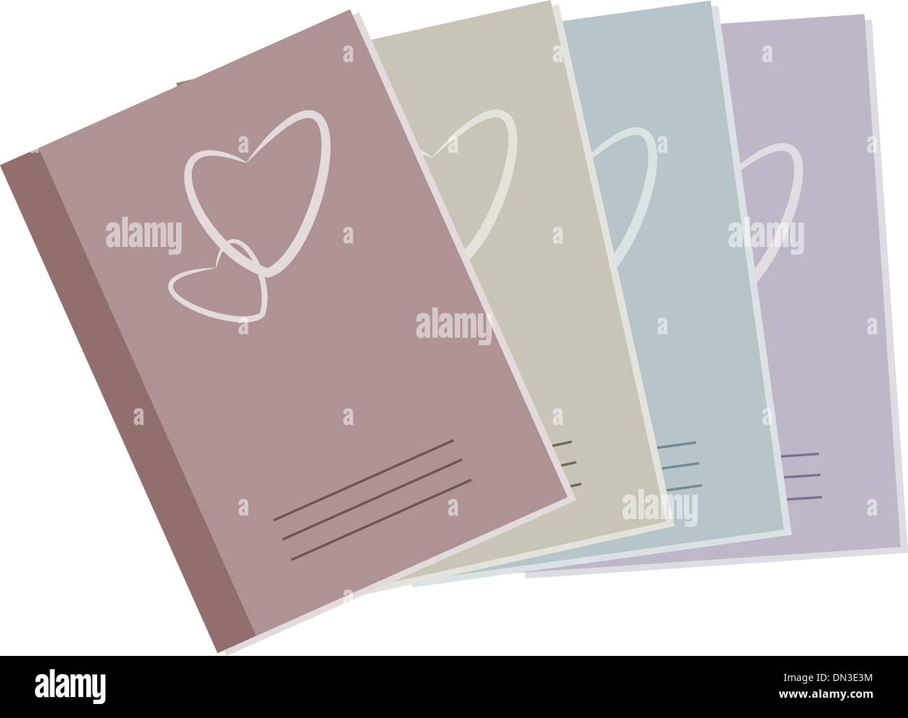 Diary of life illustration Stock Vector Image & Art - Alamy