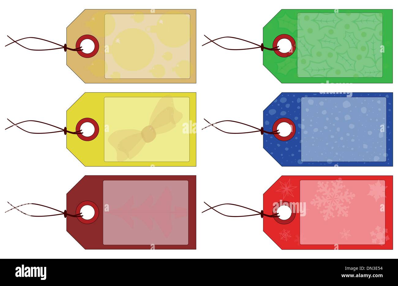 Christmas gift baubles on Stock Vector Images - Alamy