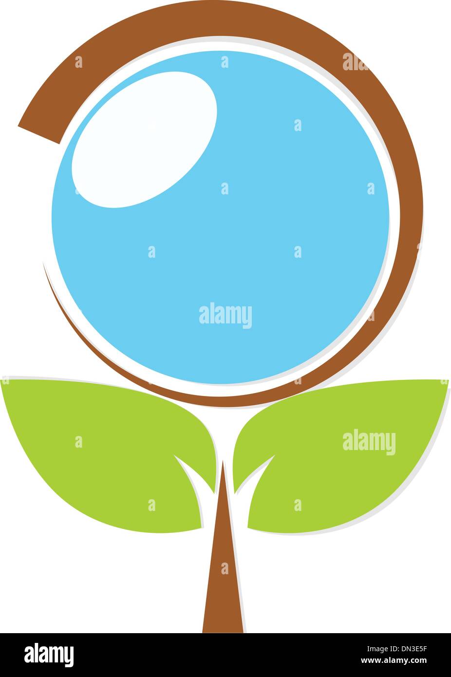 Nature symbol illustration Stock Vector Image & Art - Alamy