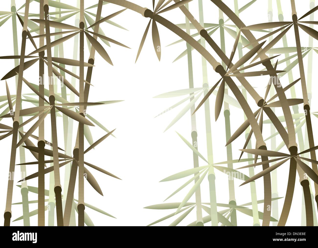 Green forest backdrop Stock Vector Images - Alamy