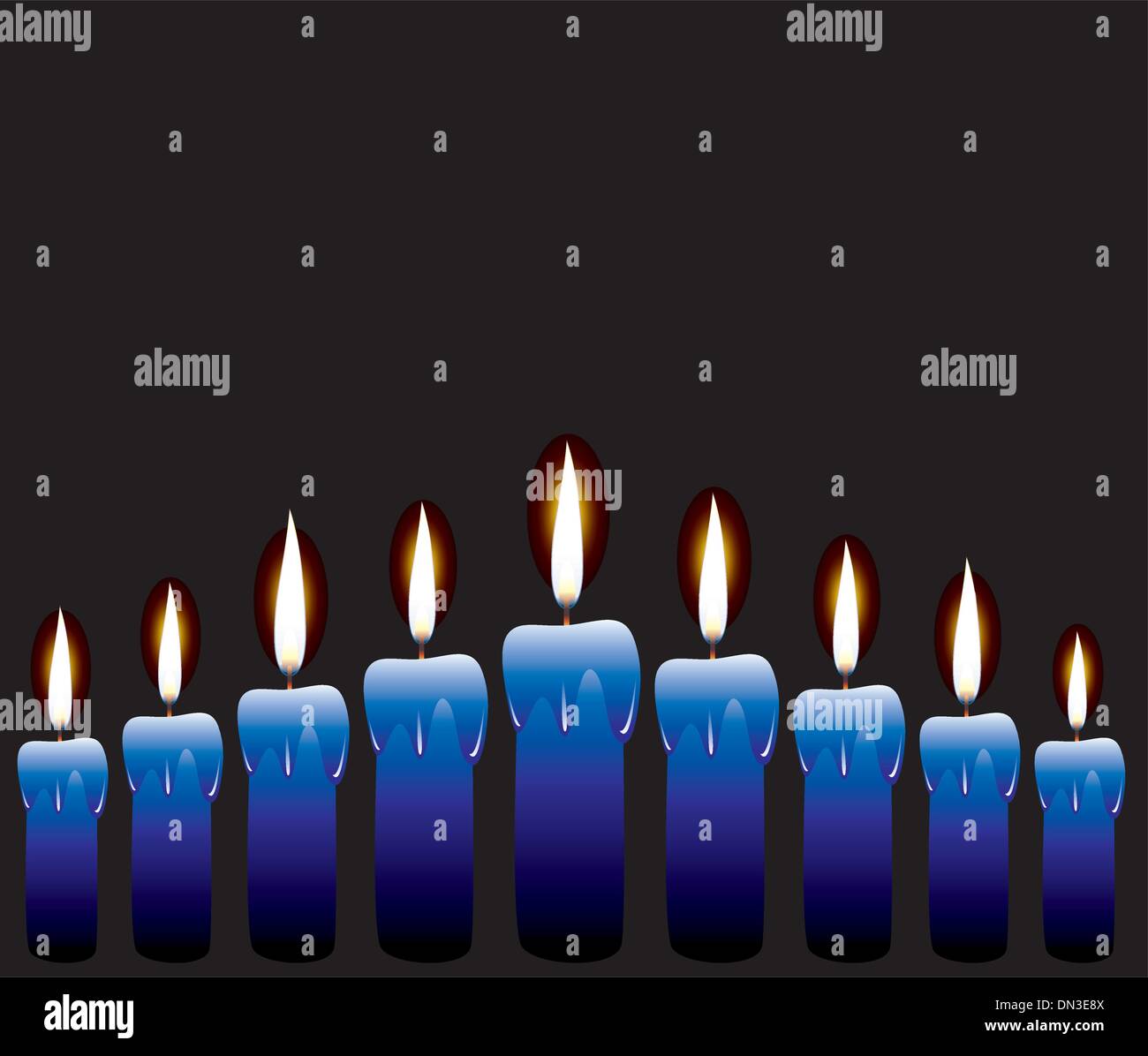 Candles Stock Vector Images - Alamy