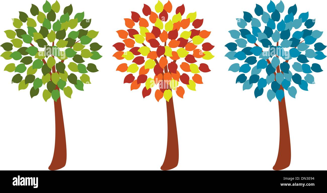 vector trees Stock Vector Image & Art - Alamy