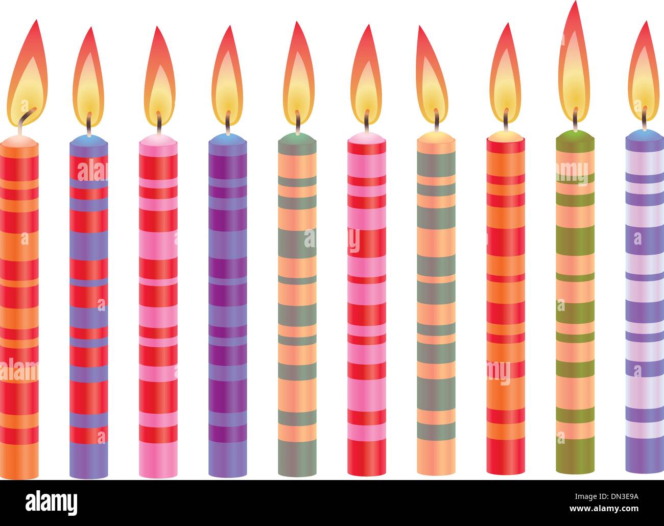 vector candles Stock Vector Image & Art - Alamy