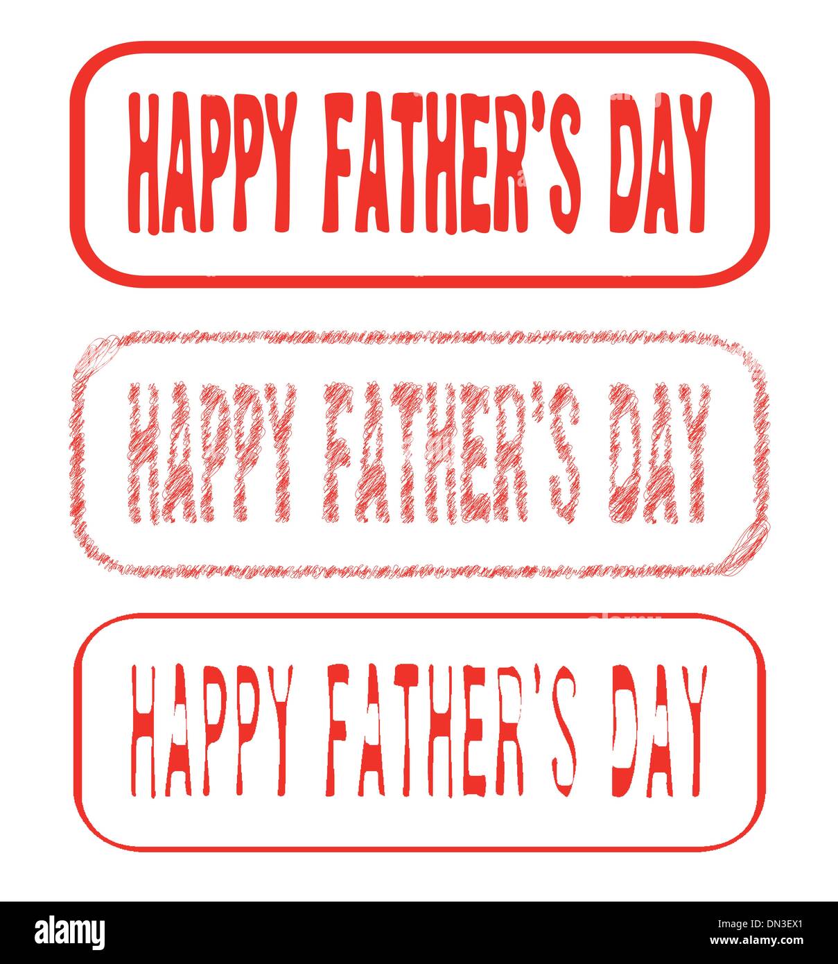 Fathers Day Rubber Stamp Collection Stock Vector Image & Art - Alamy
