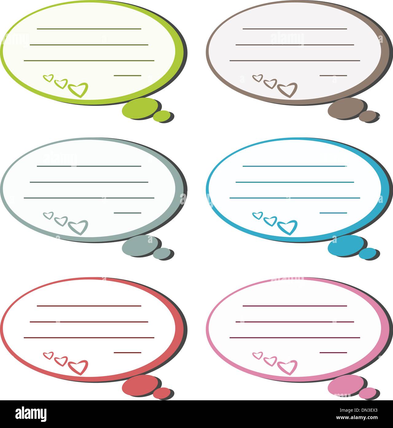 Colorful paper note illustration Stock Vector Image & Art - Alamy