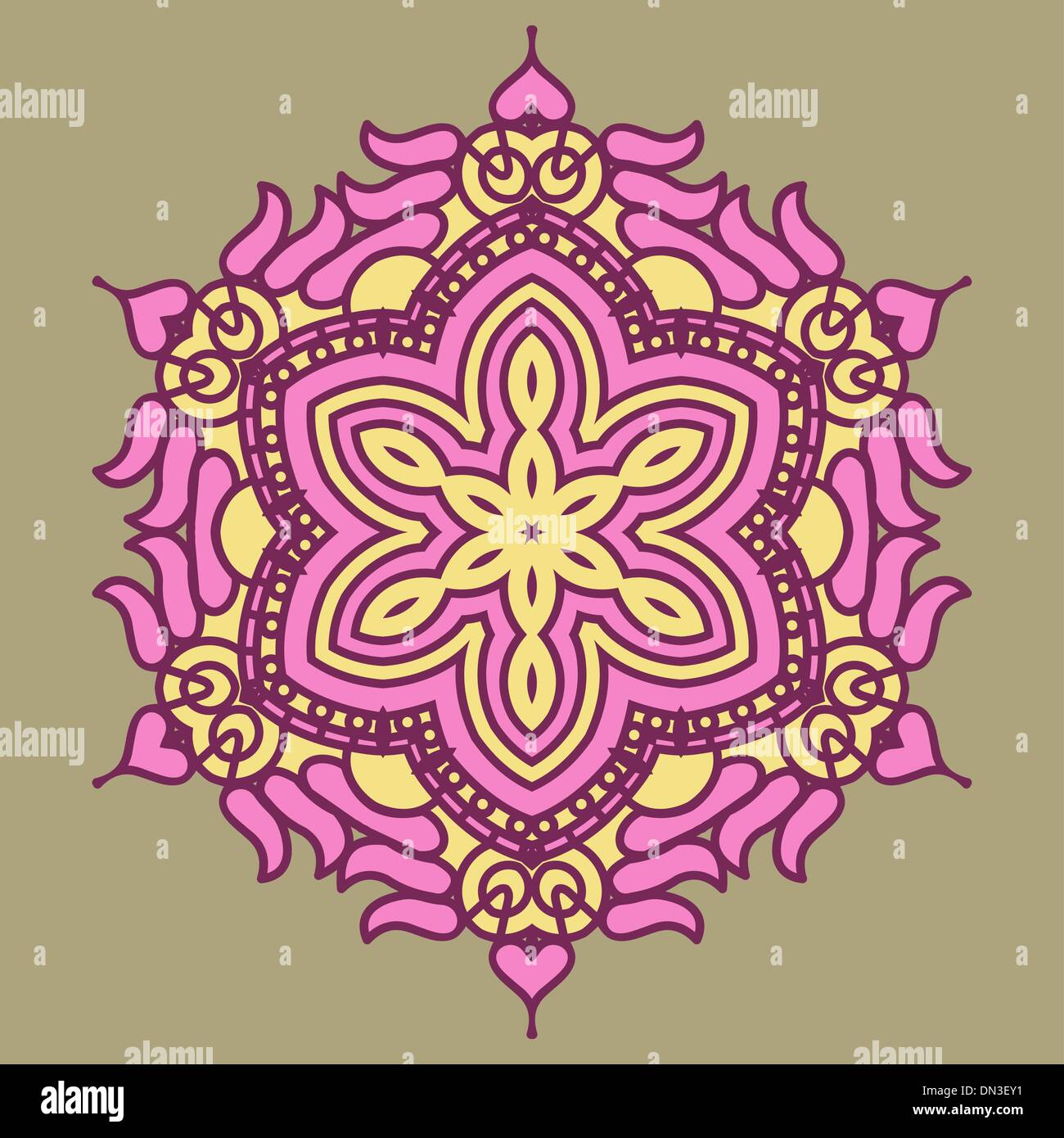 Vector round decorative design element Stock Vector Image & Art - Alamy