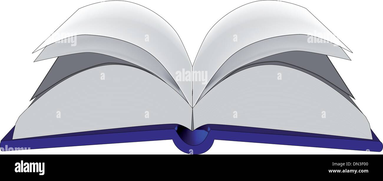 Cartoon open book Stock Vector Images - Alamy