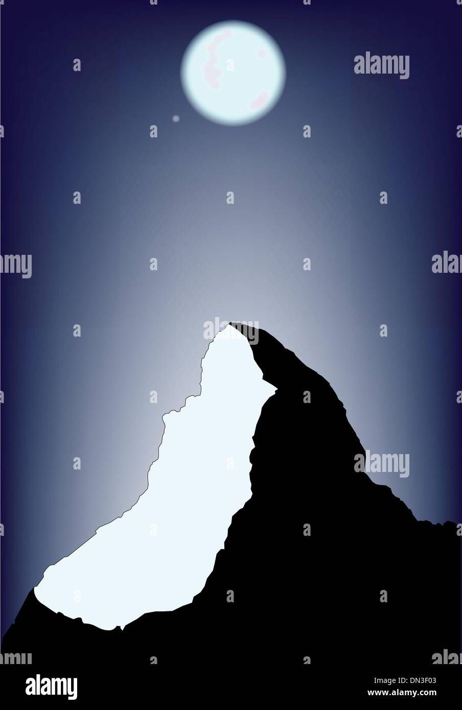 Mountain range backdrop Stock Vector Images - Alamy