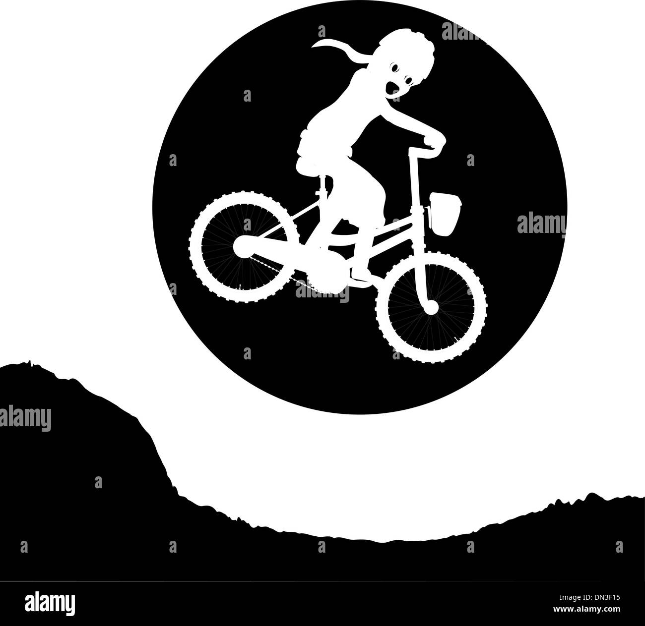 Bike riding Stock Vector Images - Alamy