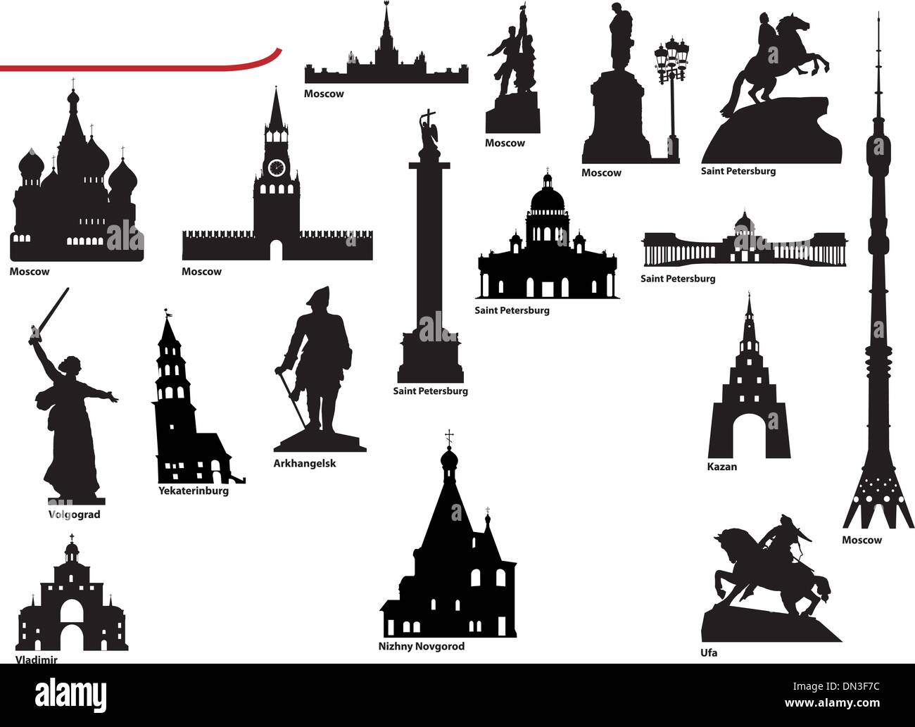 Old russian map hi-res stock photography and images - Alamy