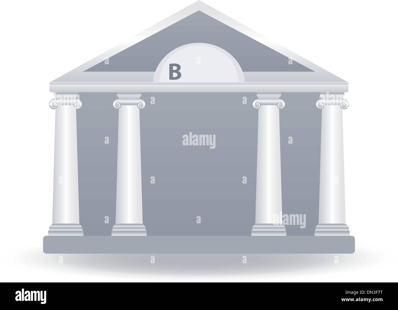 Bank exterior Stock Vector Images - Alamy
