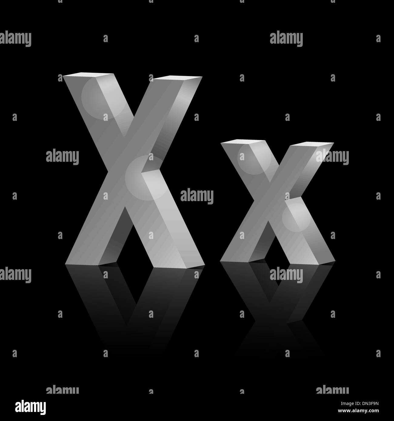 Letter x vectors Black and White Stock Photos & Images - Alamy