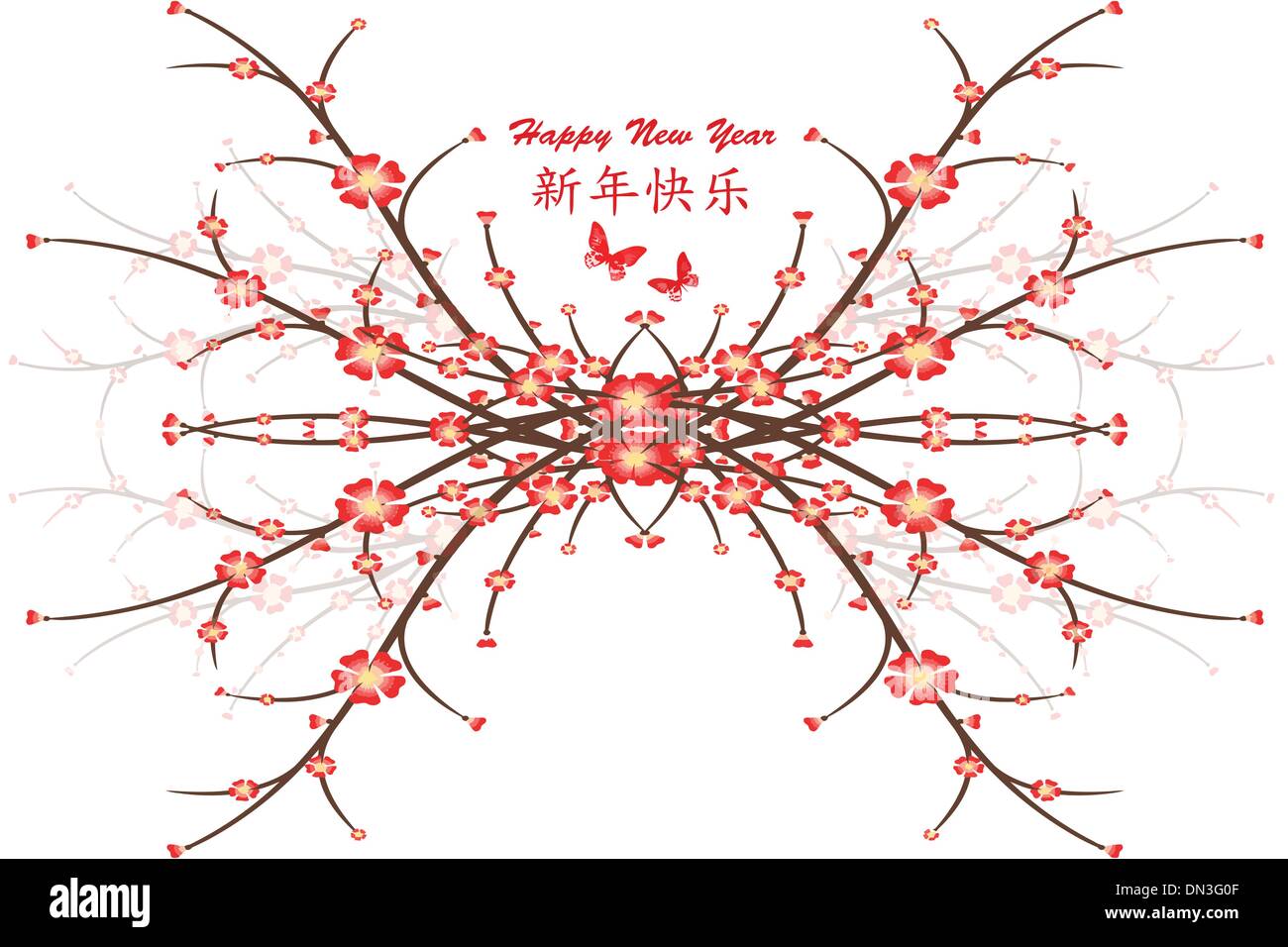 Hand writing happy new Cut Out Stock Images & Pictures - Alamy