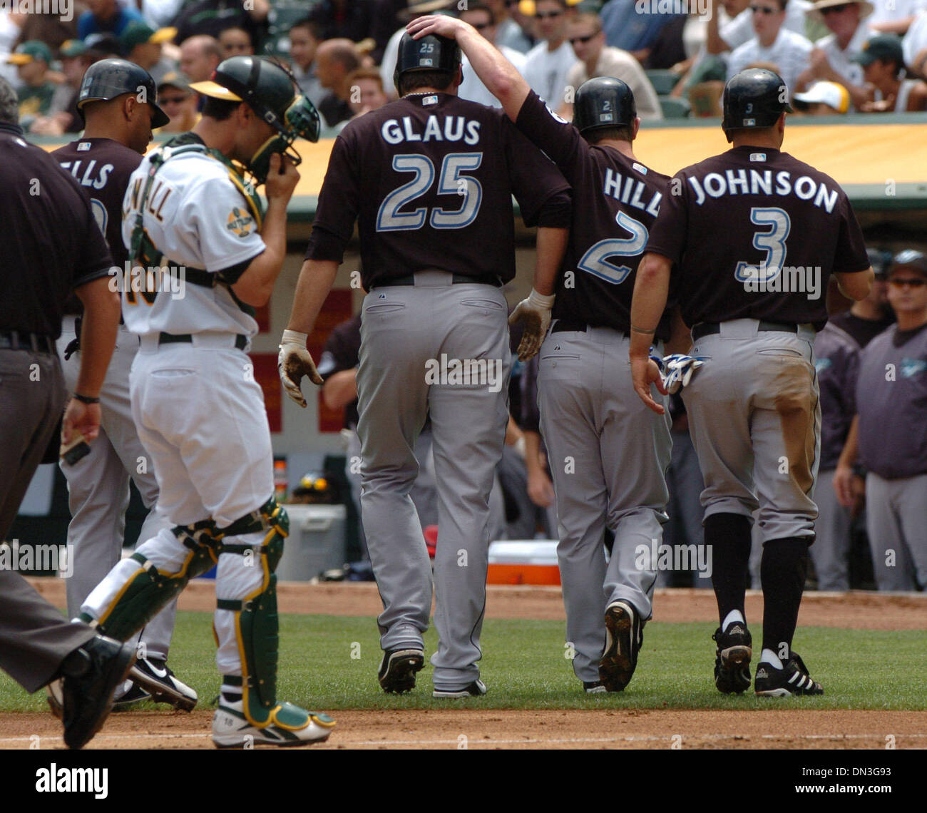 Jul 29, 2006; Oakland, CA, USA; Oakland A's catcher Jason Kendall looks ...