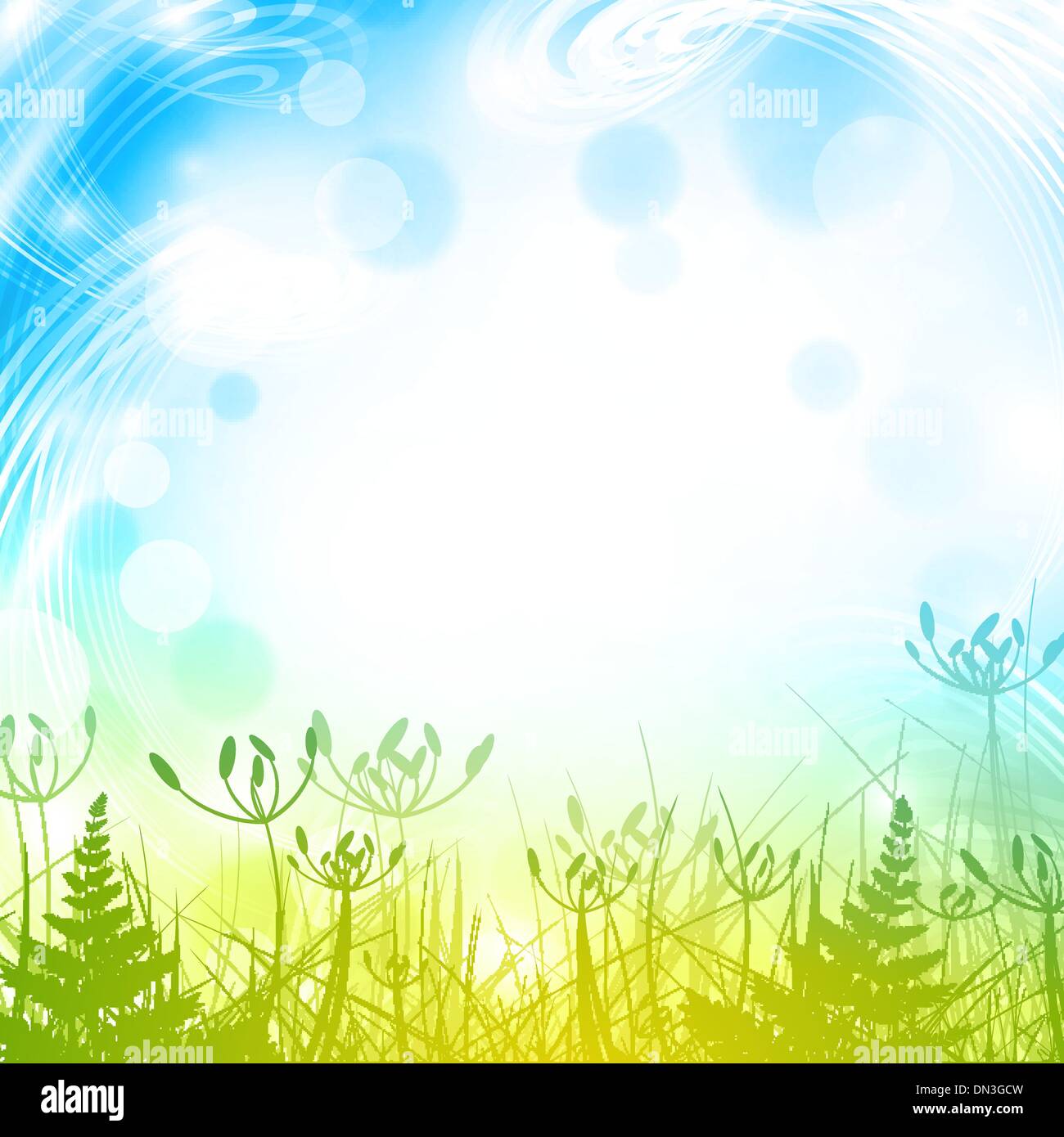 Spring grass season Stock Vector Images - Alamy