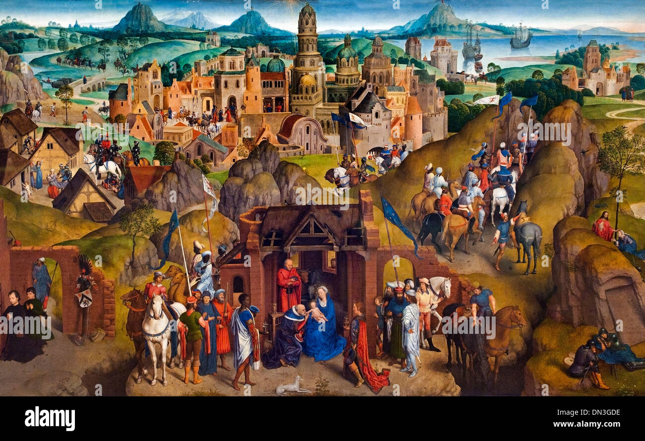 Die sieben freuden Mariens - The seven joys of Mary Hans Memling ...