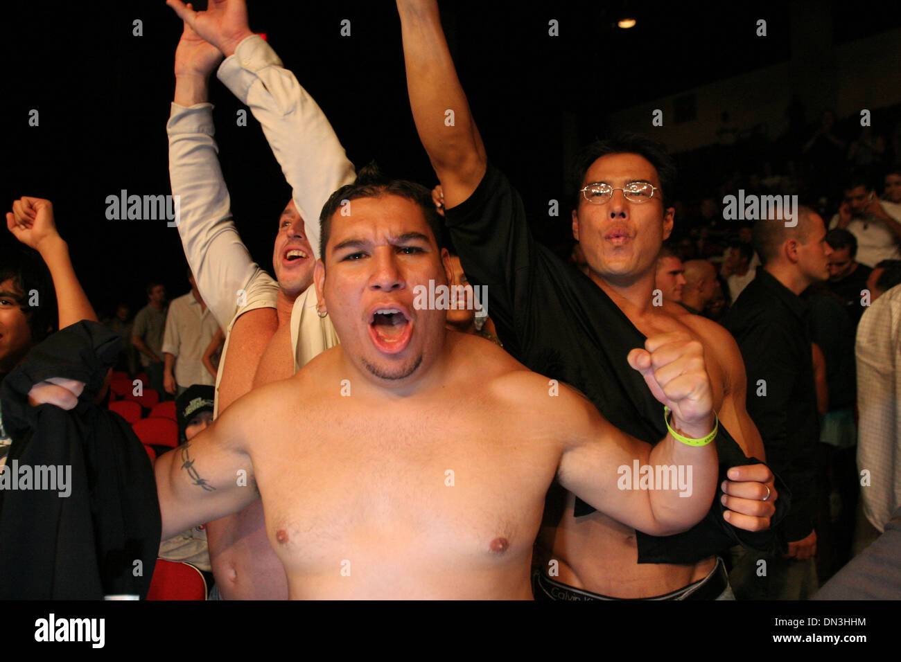 Aug 09, 2006; Las Vegas, NV, USA; Fight fans at the Ultimate Fighting ...