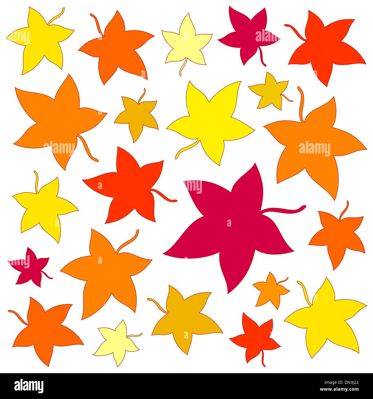 colorful leaves background Stock Vector Image & Art - Alamy