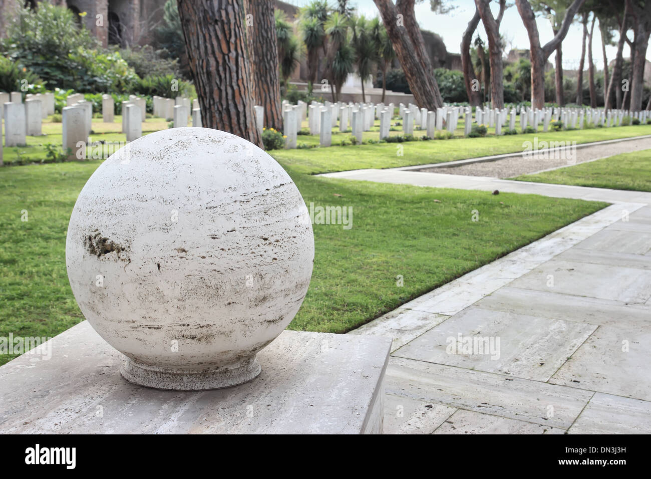 British Military Cemetery and Memorial in Rome, Italy Stock Photo - Alamy