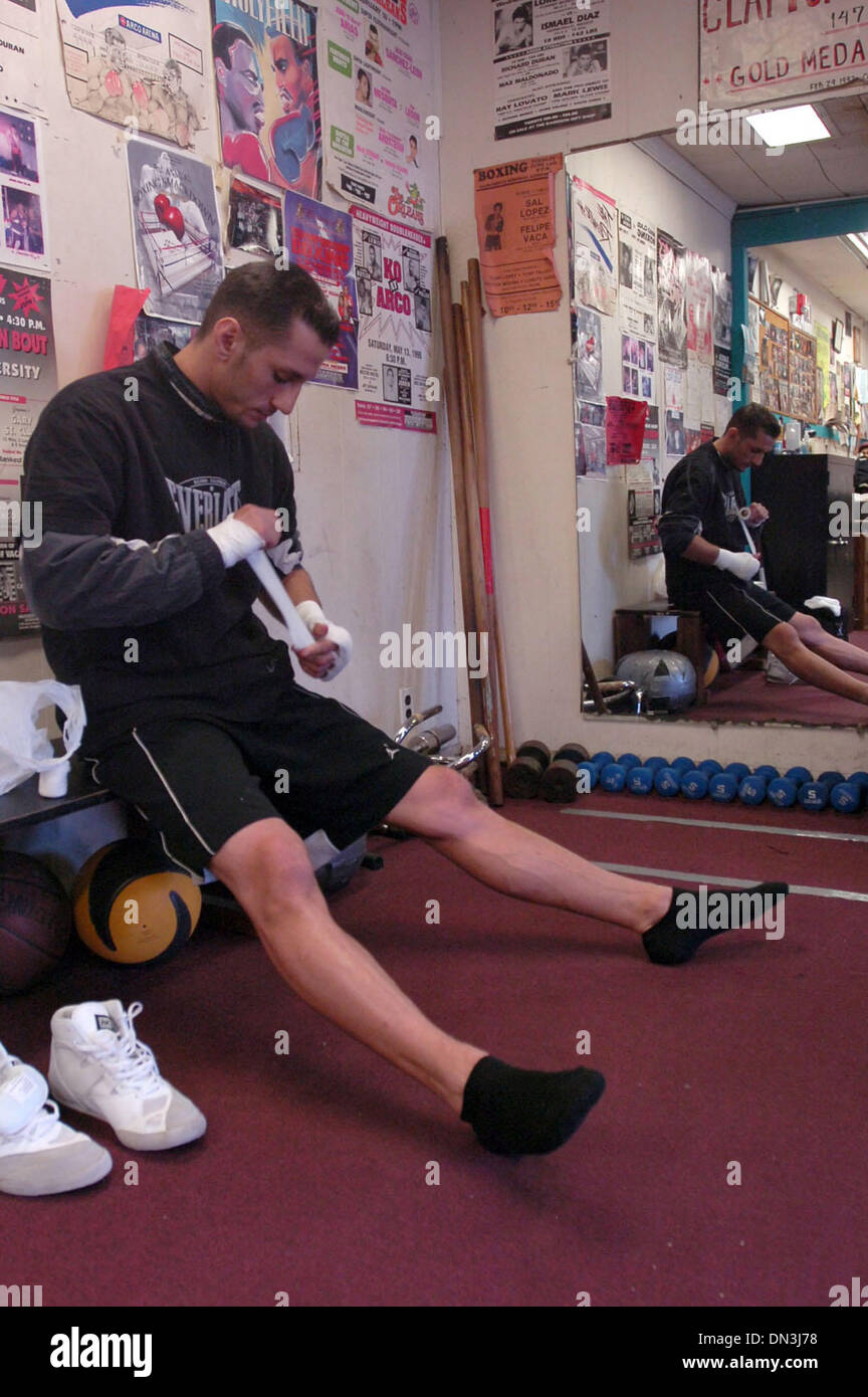 Aug 23, 2006; Sacramento, CA, USA; SERGIO MORA, who is in town to fight ...