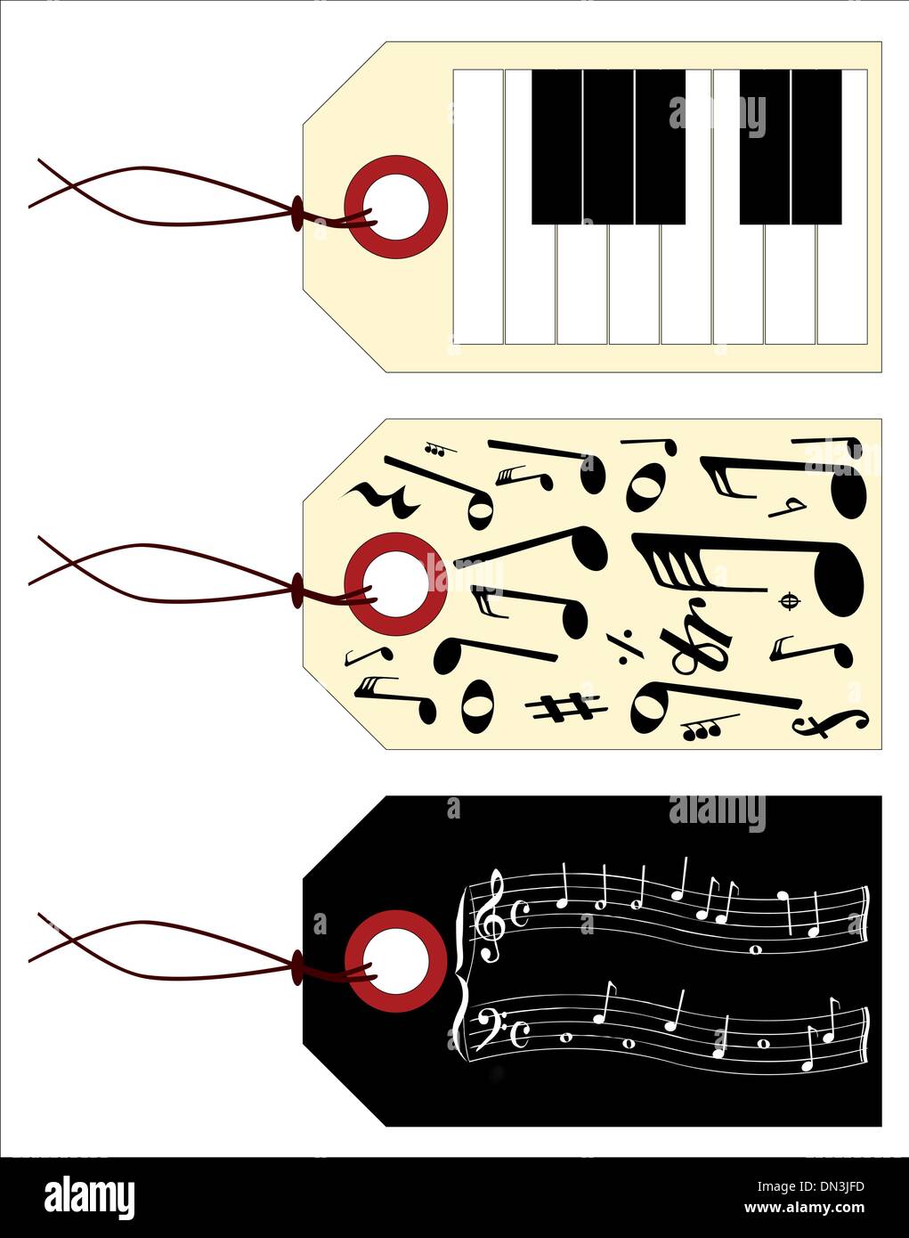 Piano keys keyboard music Stock Vector Images - Alamy