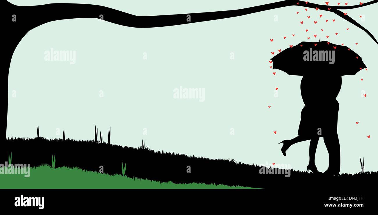 Man falling in love Stock Vector Images - Alamy