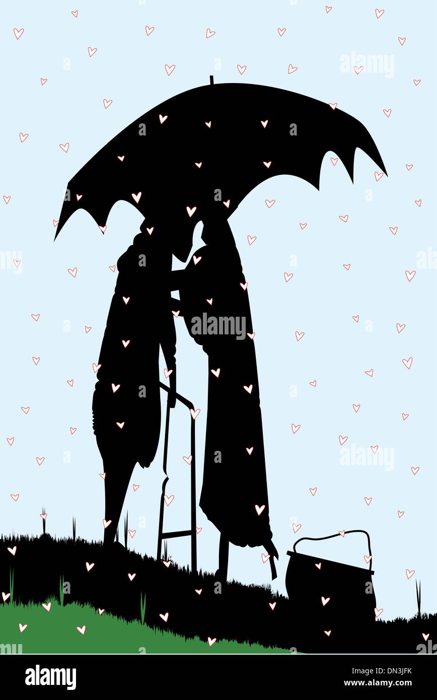 Old Couple Stock Vector Images Alamy