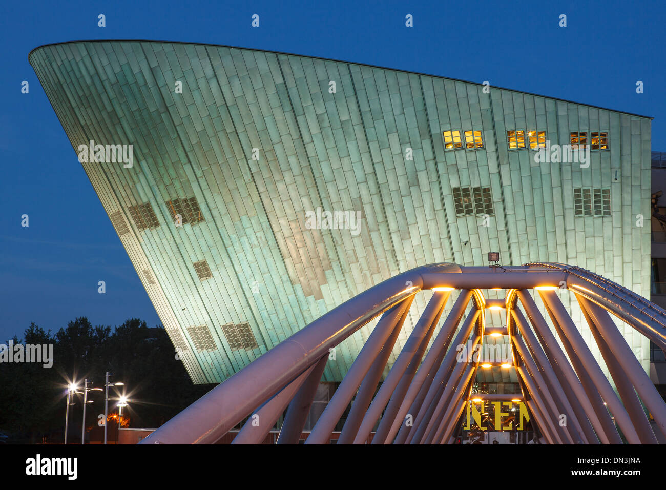 Amsterdam, the Netherlands, the Science Center NEMO was designed by the ...
