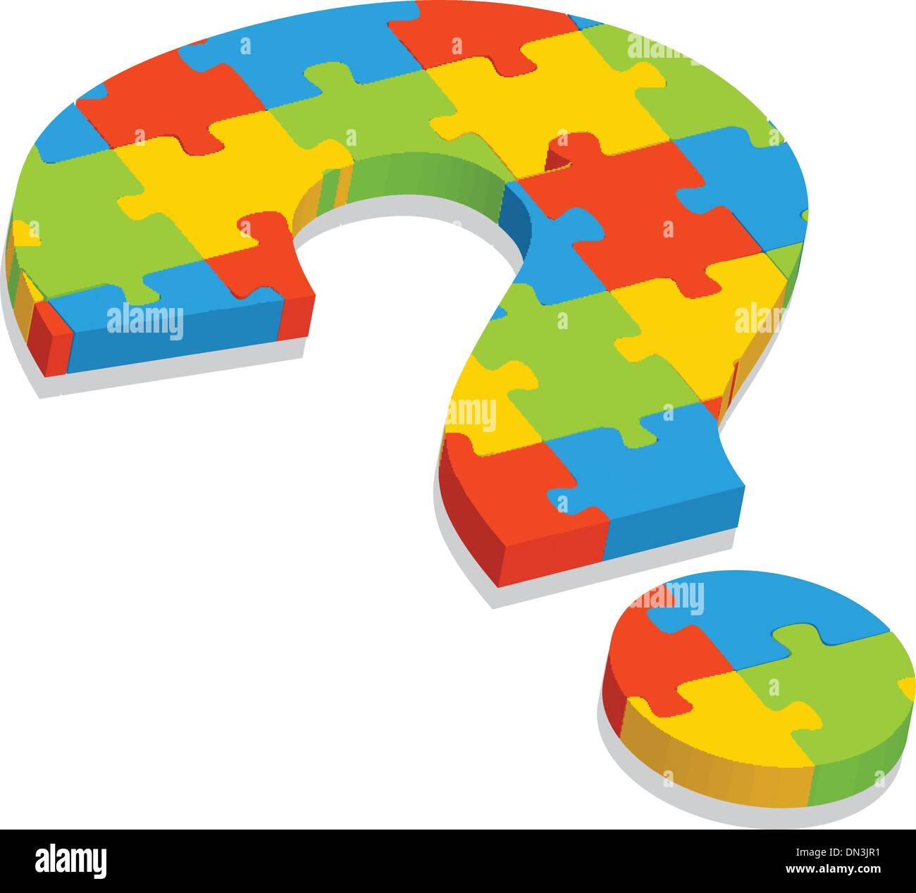 question mark puzzle Stock Vector Image & Art - Alamy