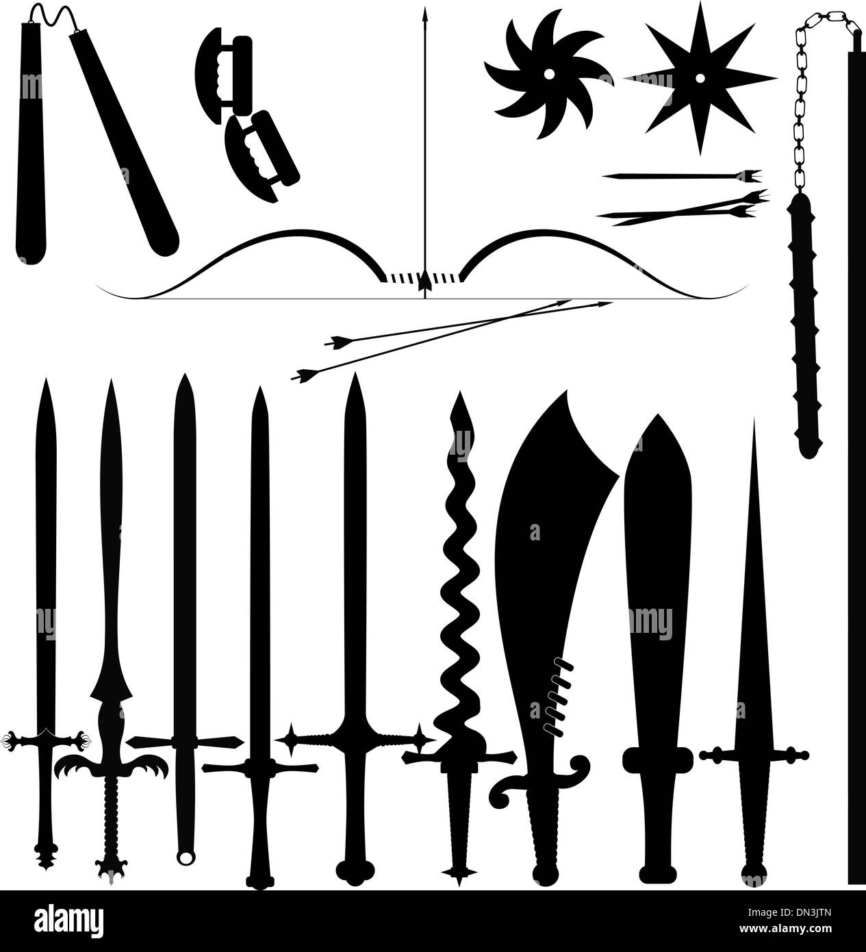 Bladed weapons hi-res stock photography and images - Alamy