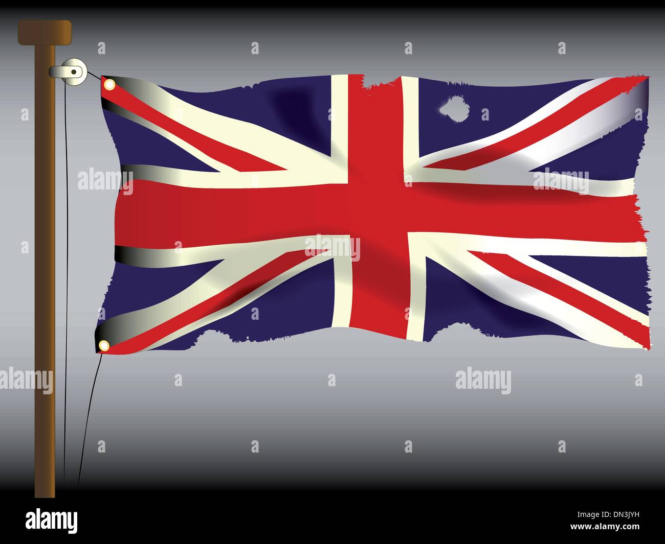 Ripped British Flag